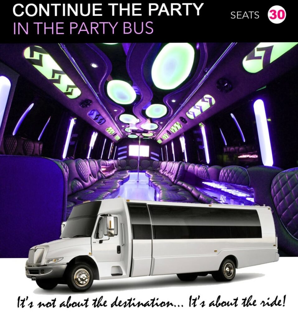 Disco Bus Party Photo Tour - LV Wedding Connection